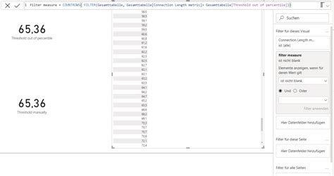percentile as filter microsoft fabric community