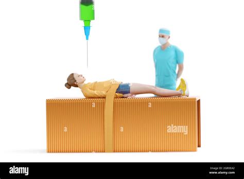 Woman Tied To Bed Cut Out Stock Images And Pictures Alamy