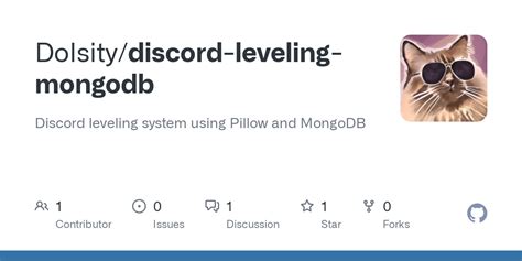 github dolsity discord leveling mongodb discord leveling system
