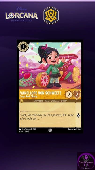 Vanellope Kartenreview Set 5 Disney Lorcana Himmelsleuchten Youtube