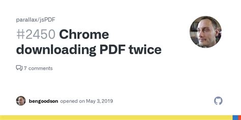 Chrome Downloading Pdf Twice · Issue 2450 · Parallaxjspdf · Github