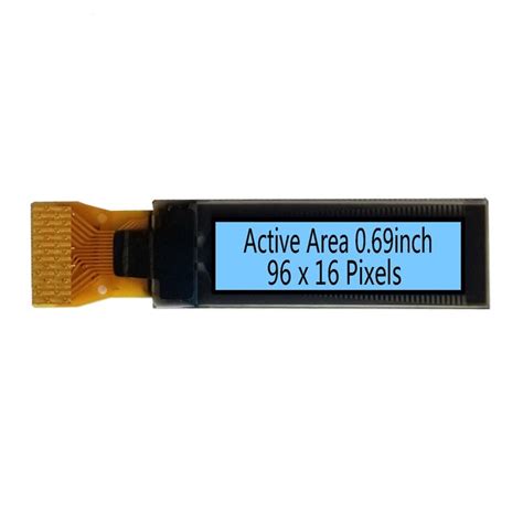 Mini OLED Display Transparent OLED For Medical E Cigarettes And Audio Recorders Compact