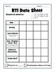 RTI Documentation Form By The Science Of Literacy Learning With Holly Ehle