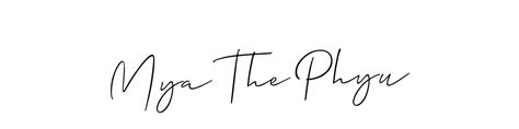 81 Mya The Phyu Name Signature Style Ideas Good E Sign