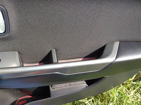 Накладки на подлокотники дверей — KIA Rio (3G), 1,6 л, 2013 года ...