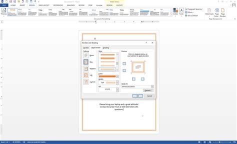 How Do You Add A Custom Border In Publisher