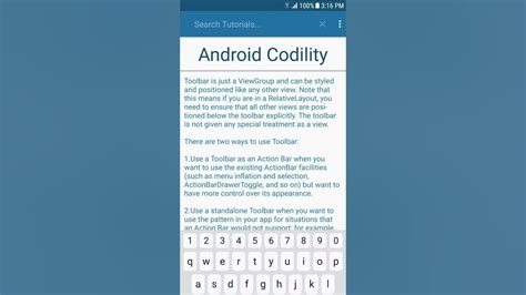 Custom Toolbar Android Kotlin Youtube