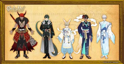 The Great Yokai Parade Obey Me Character Costumes