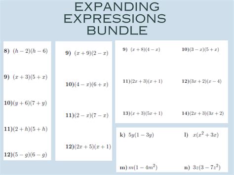 What Is Expanding Expressions At Richard Avitia Blog