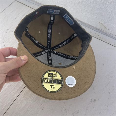 Suede New Era Mlb Vintage Early 2000s Mlb 59fifty Depop