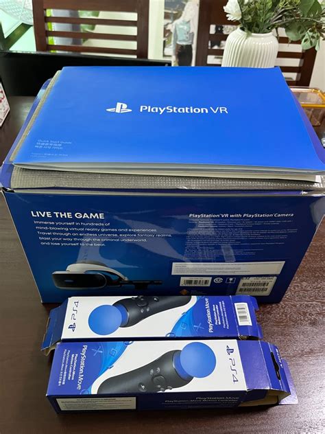 playstation vr and motion controller video gaming video game consoles
