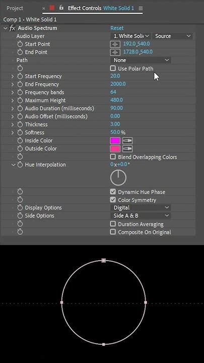 애프터이펙트 액체같은 파형의 오디오 스펙트럼 만들기 Youtube