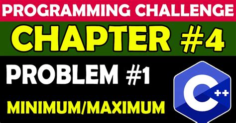 Programming Challenge Chapter 4 Q 1 Minimummaximum Tony Gaddis Starting Out With C