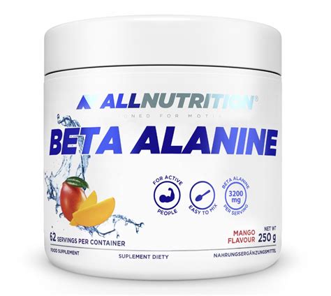 Proszek Alanina Beta Alanine Allnutrition 250 G Mango 5902837735887