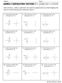 Motion In Two Dimensions Adding Subtracting Vectors Graphically