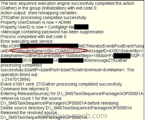 Vbscript Pcname Task Sequence Fail On Some Physical Machines Scripting Windows Noob