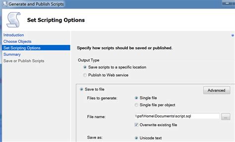 Получить файл Sql из базы данных Sql Server 2012