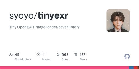 GitHub Syoyo Tinyexr Tiny OpenEXR Image Loader Saver Library