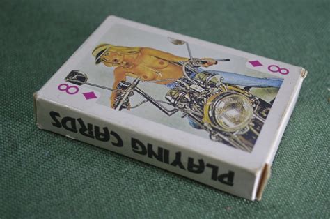 Купить Карты игральные "Эротика Ню Девушки". Колода 54 листа. Мотоцикл ...