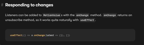 FEATURE An Update To The Documentation On Which Implementation Of OnChange Is Valid Correct