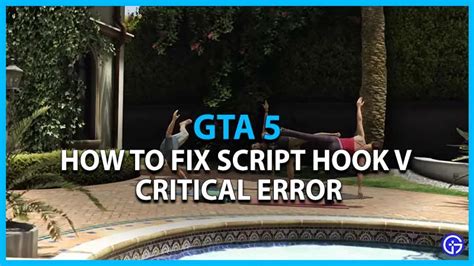 Correggi Lerrore Critico Di Script Hook V Versione Di Gioco Sconosciuta In Gta 5 4pmtech