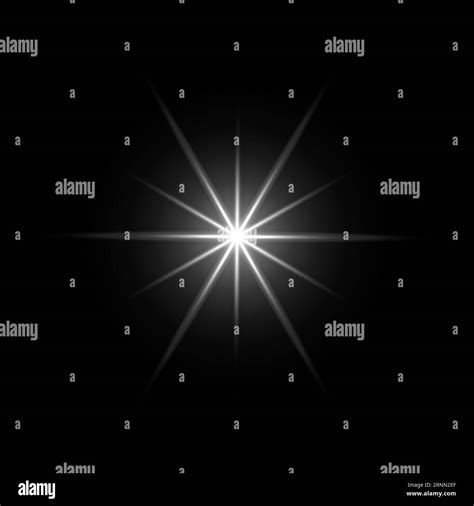 Light Particle Shining Bright Sparkle White Glow Stock Vector Image And Art Alamy