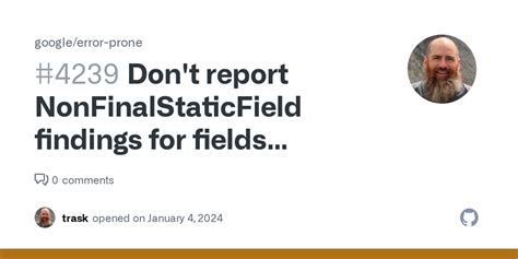 Dont Report Nonfinalstaticfield Findings For Fields Modified In Beforeall Methods · Issue