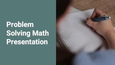 Free Problem Solving PowerPoint Templates Google Slides Themes SlidesCarnival