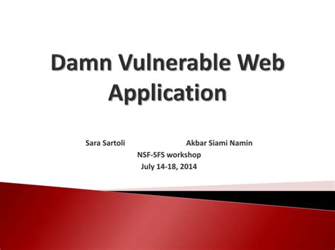 Dvwa Exploitation Sql Injection File Uploads Xss Attacks