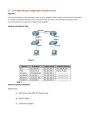 L Ch Configuring Static Routes Packet Tracer L Ch Static Route Configuration Packet