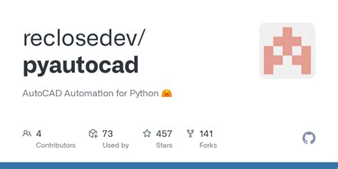 Github Reclosedevpyautocad Autocad Automation For Python ⛺