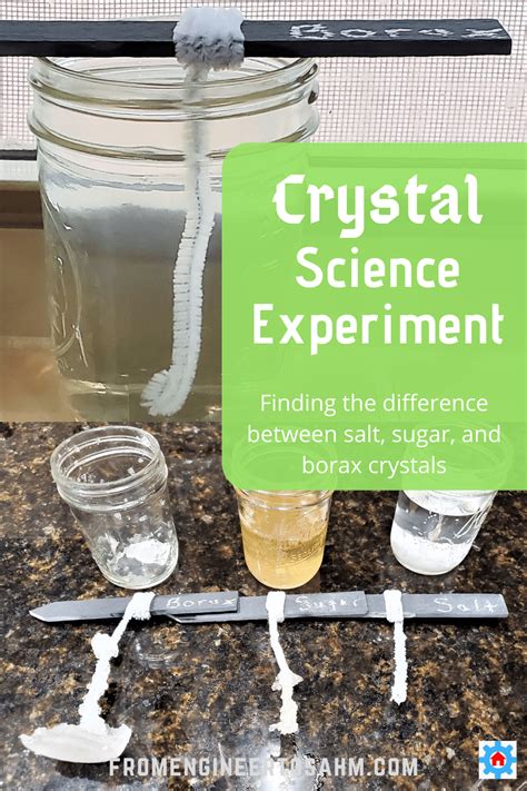 Crystal Science Experiment At Home From Engineer To Sahm