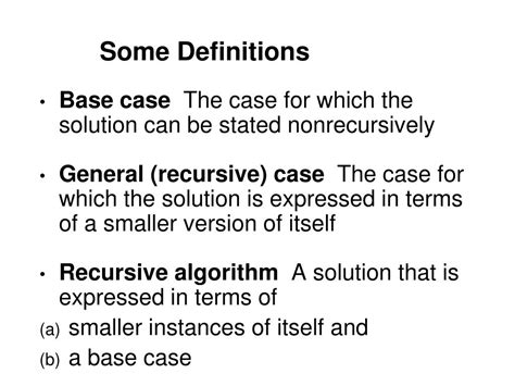 ppt chapter 7 programming with recursion powerpoint presentation