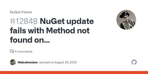 Nuget Update Fails With Method Not Found On Microsoftiopath