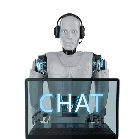 Chat Bot Concept Stock Illustration Illustration Of Advice 140843900