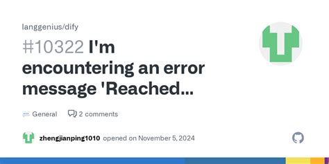 Im Encountering An Error Message Reached Maximum Retries 3 For Url