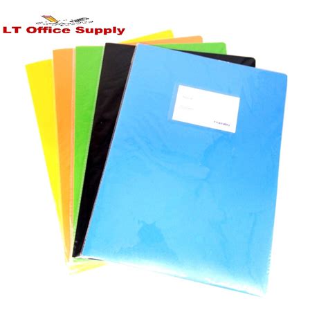 Tranbo Clear Folder Report Cover Document Case Size A4 Random Color Shopee Philippines
