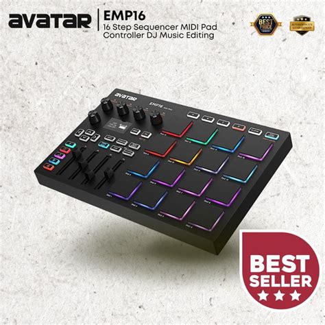 Avatar EMP Step Sequencer MIDI Pad Controller DJ Music Editing HXW EMP EMP