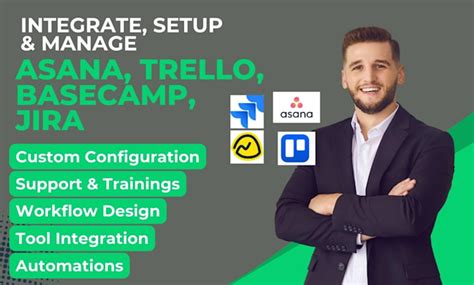 Setup Integrate And Manage Your Asana Trello Basecamp Jira By Adam