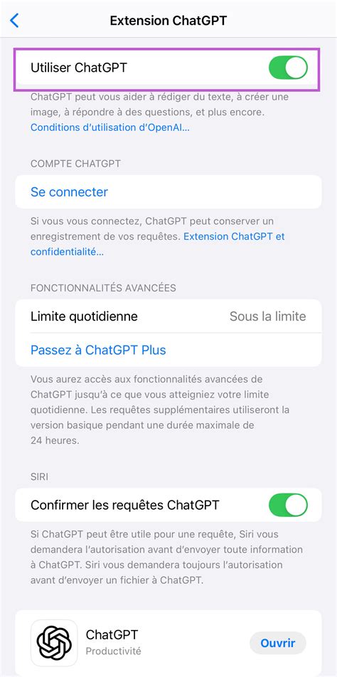 Utiliser Apple Intelligence avec ChatGPT | reglo.ai
