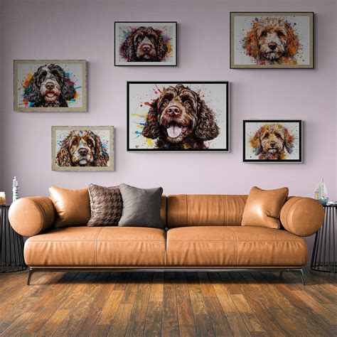 Watercolour Cockapoo Poster Print Watercolor Dog Art And Prints T