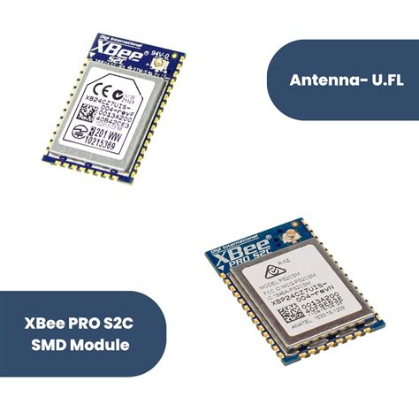 802154 Xbee Pro S2c Smd Module Wireless Rf Module Ufl Antenna