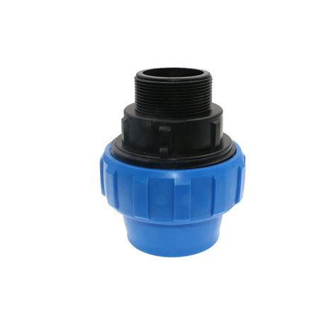 1pc Hdpe Compression Male Adapter Plastic Pp Coupl Grandado