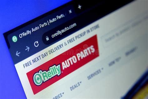 Oreilly Automotive Auto Parts Company Editorial Image Image Of