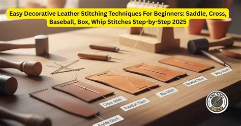 Decorative Leather Stitching Techniques That Instantly Wow