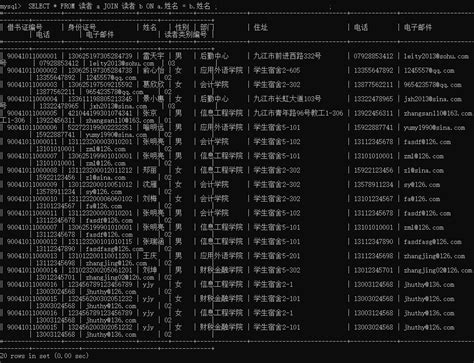 Mysql图书管理系统（39 48）源代码 八、多表连接查询 39、用条件连接查询每个读者的借书证编号、姓名、类别 Csdn博客