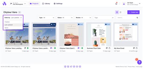 Viewing And Finding Designs In Folders Beefree Help Center