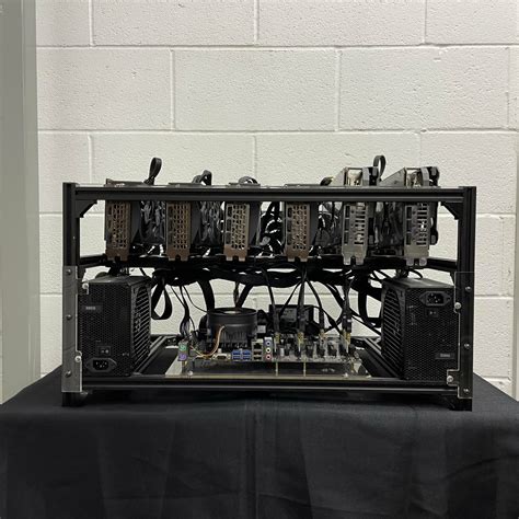 GPU Mining Rig 6 Cards TekHouse Mine Ethereum Bitcoin Today