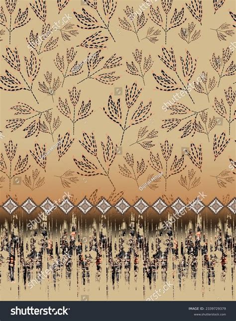 Textile Design Abstract Motif Pattern
