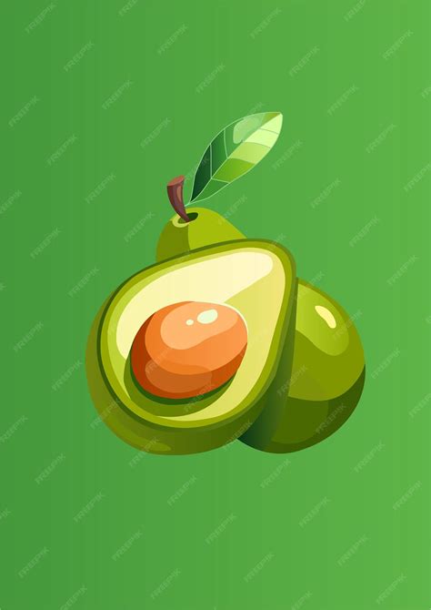Premium Vector Avocado Vector